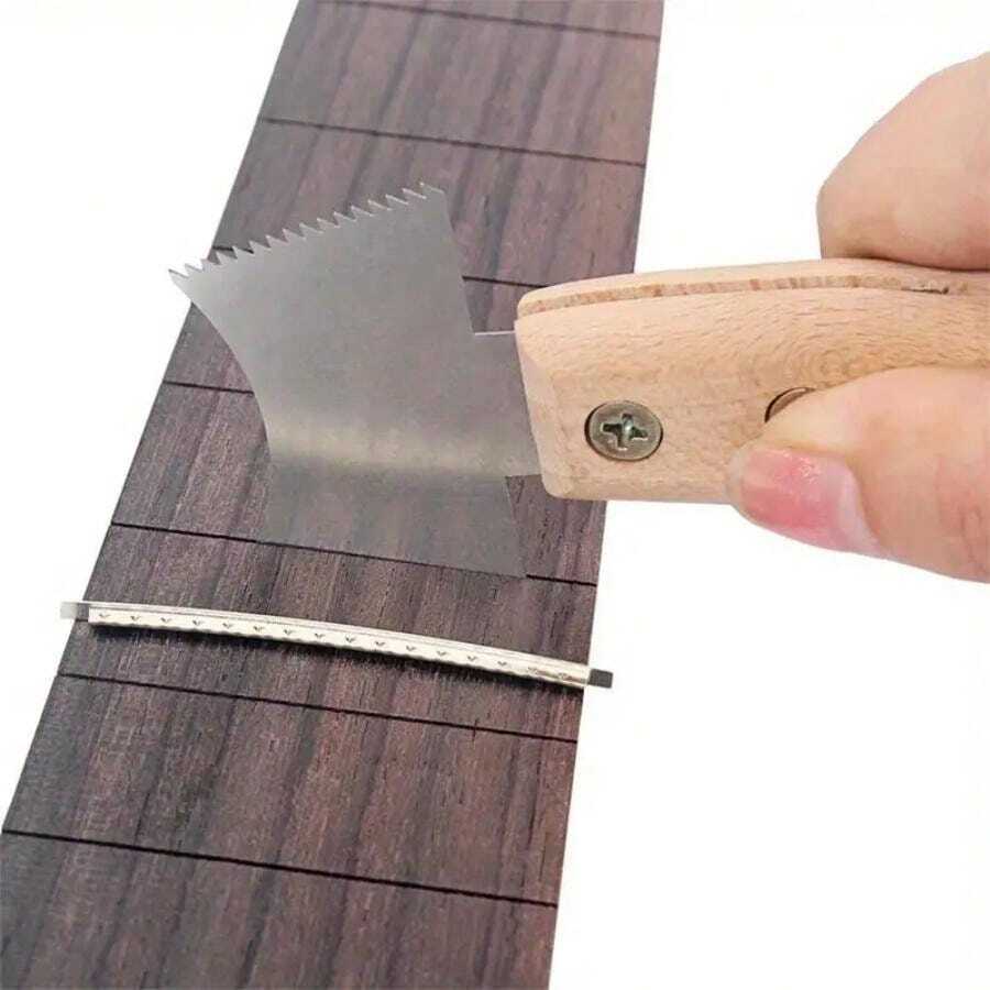 Acoustic Guitar Repair Tools T Tool Gitar Fret Pin Crowning Files Tools ...