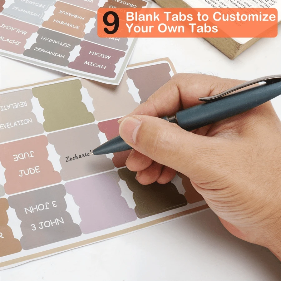 75pcs Bible Index Tab, Bible Tabs, Bible Journaling Supplies, Old And ...