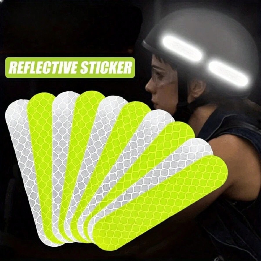 5pcs/10pcs GM Safety Alert Reflective Stickers Reflect All Light ...