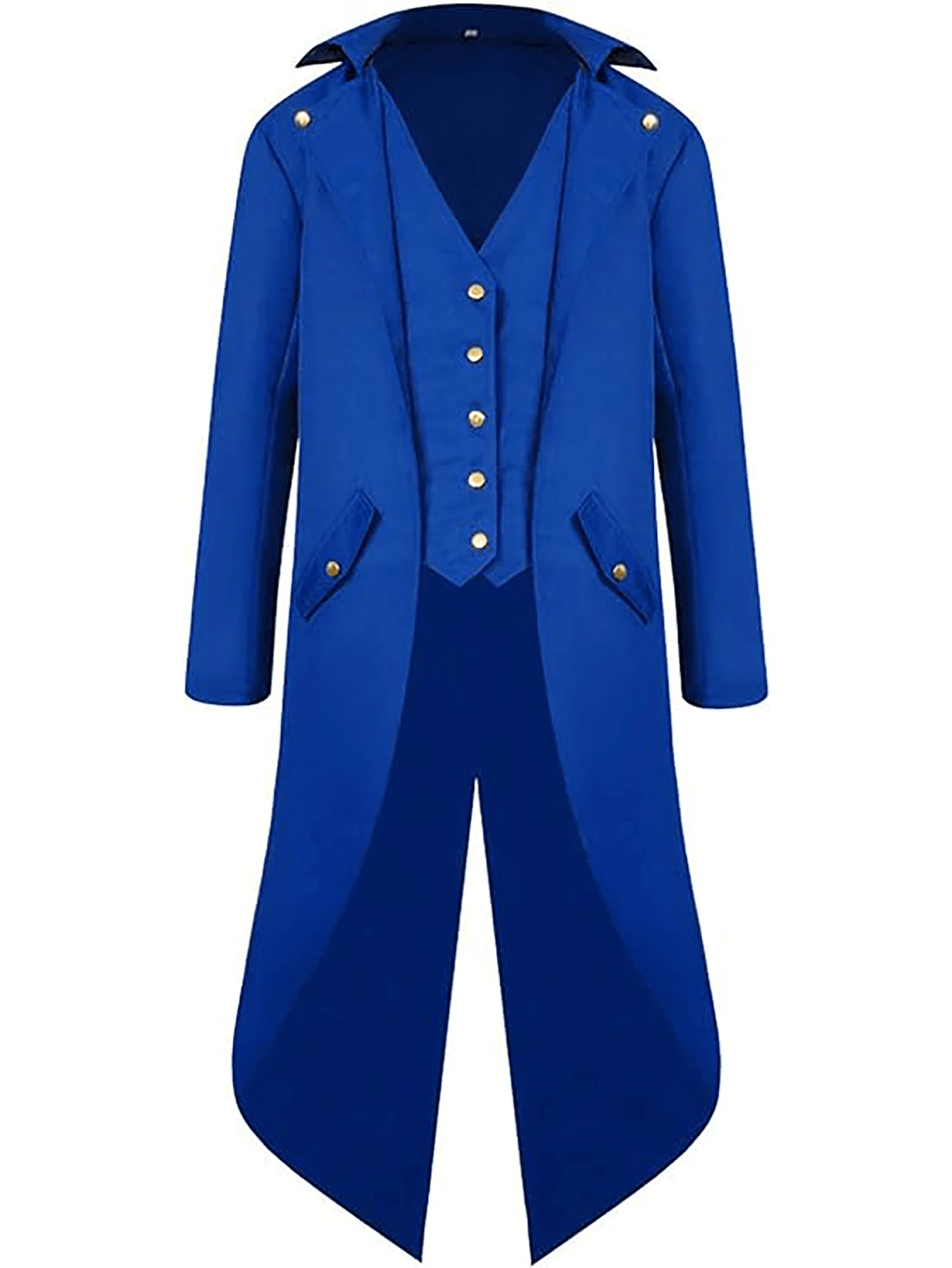 Renaissance Steampunk Tailcoat, Men Halloween Costume Vintage Pirate ...