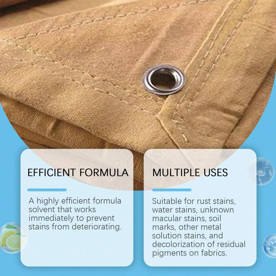 1 Fabric Rust Remover Clothing Clean Color Protection Mild Clean Rust ...