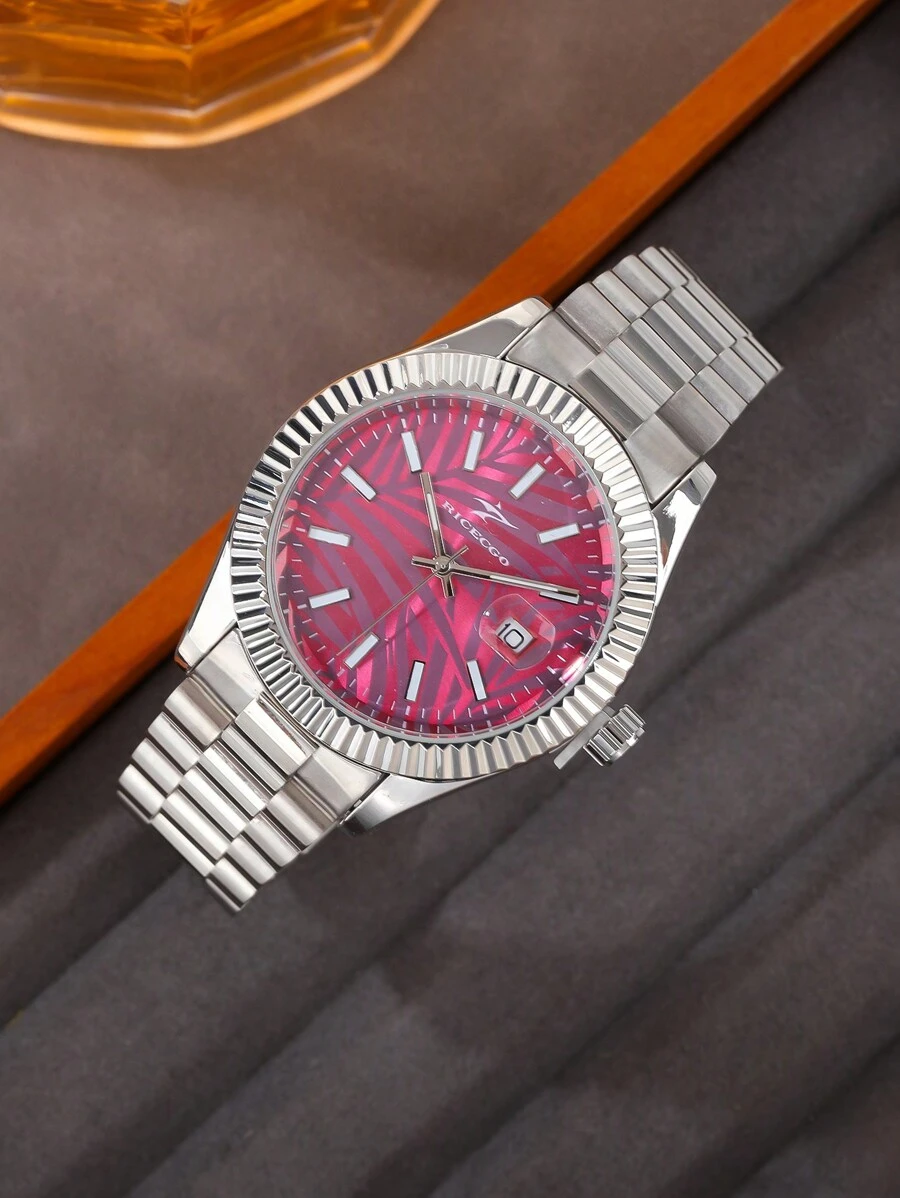 RICECGO 1pc Men Classic Date Quartz Watch, Suitable For Daily Wear ...