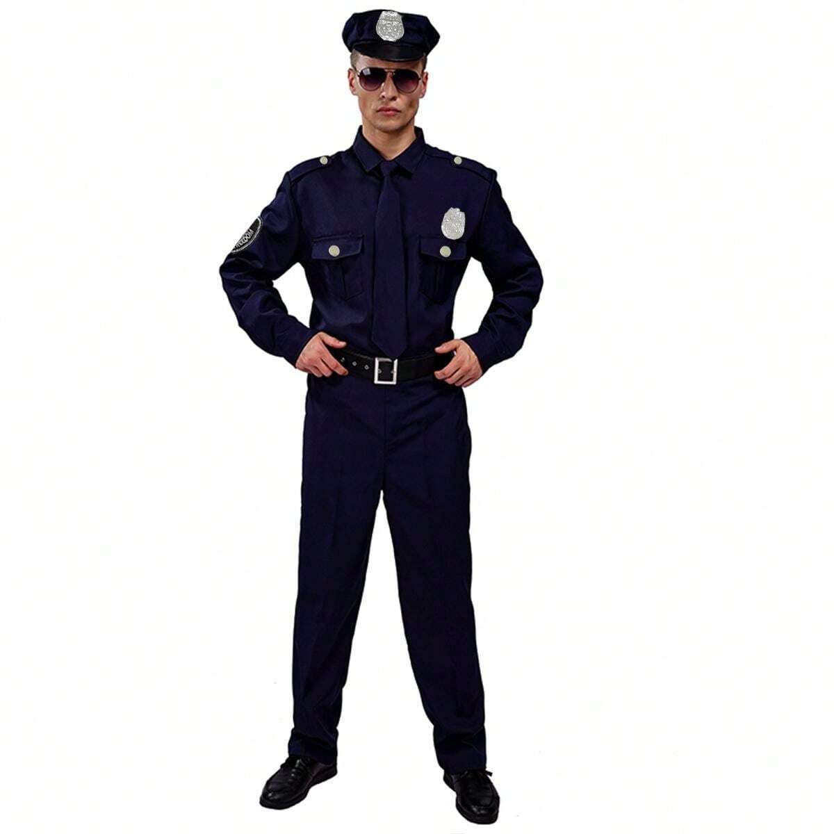 Police Costume For Men Cosplay Cool Policeman Outfits For Adult ...
