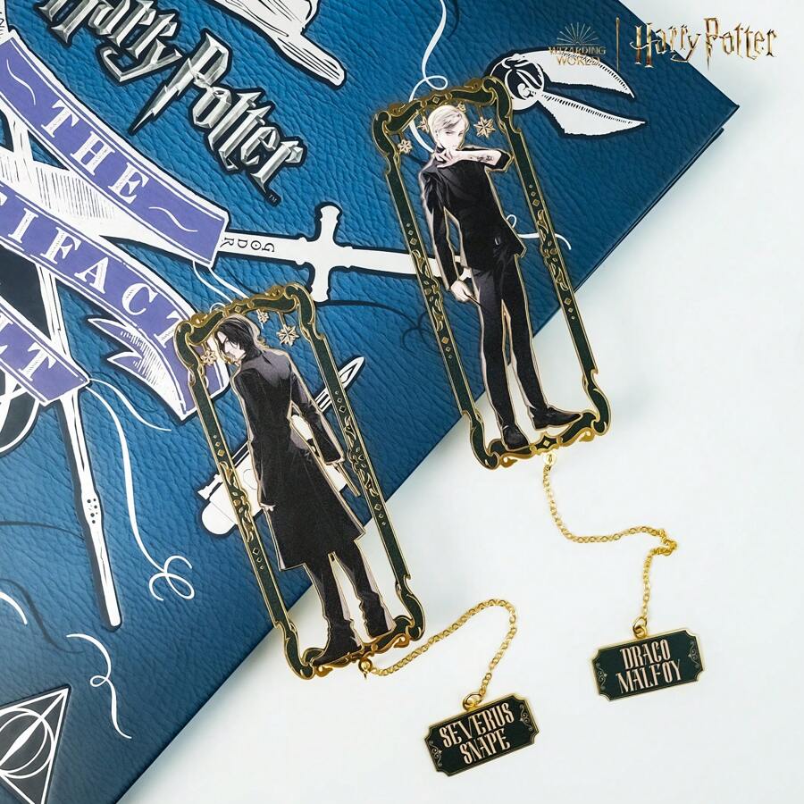 Harry Potter Harry Potter Comic-Style Metal Bookmark, Wand-Themed ...