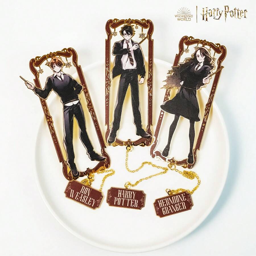 Harry Potter Harry Potter Comic-Style Metal Bookmark, Wand-Themed ...