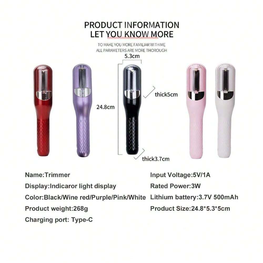 Upgraded Portable USB Rechargeable Automatic Hair Clipper, Electric ...
