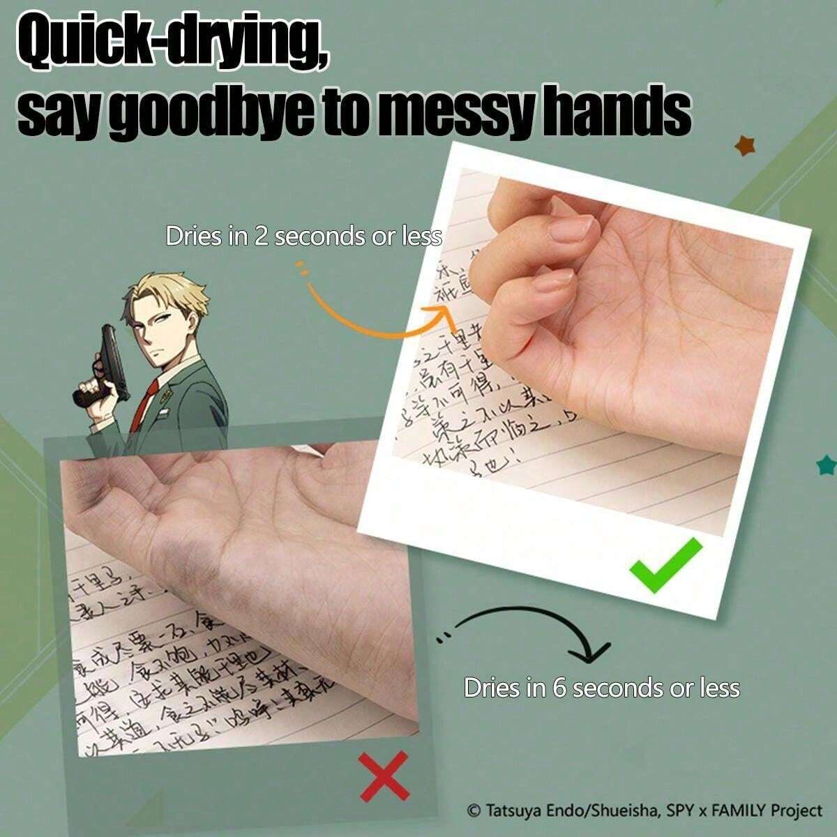 Deli Collab S60-J 0.5mm Black Retractable Ballpoint Pen, Quick Drying ...