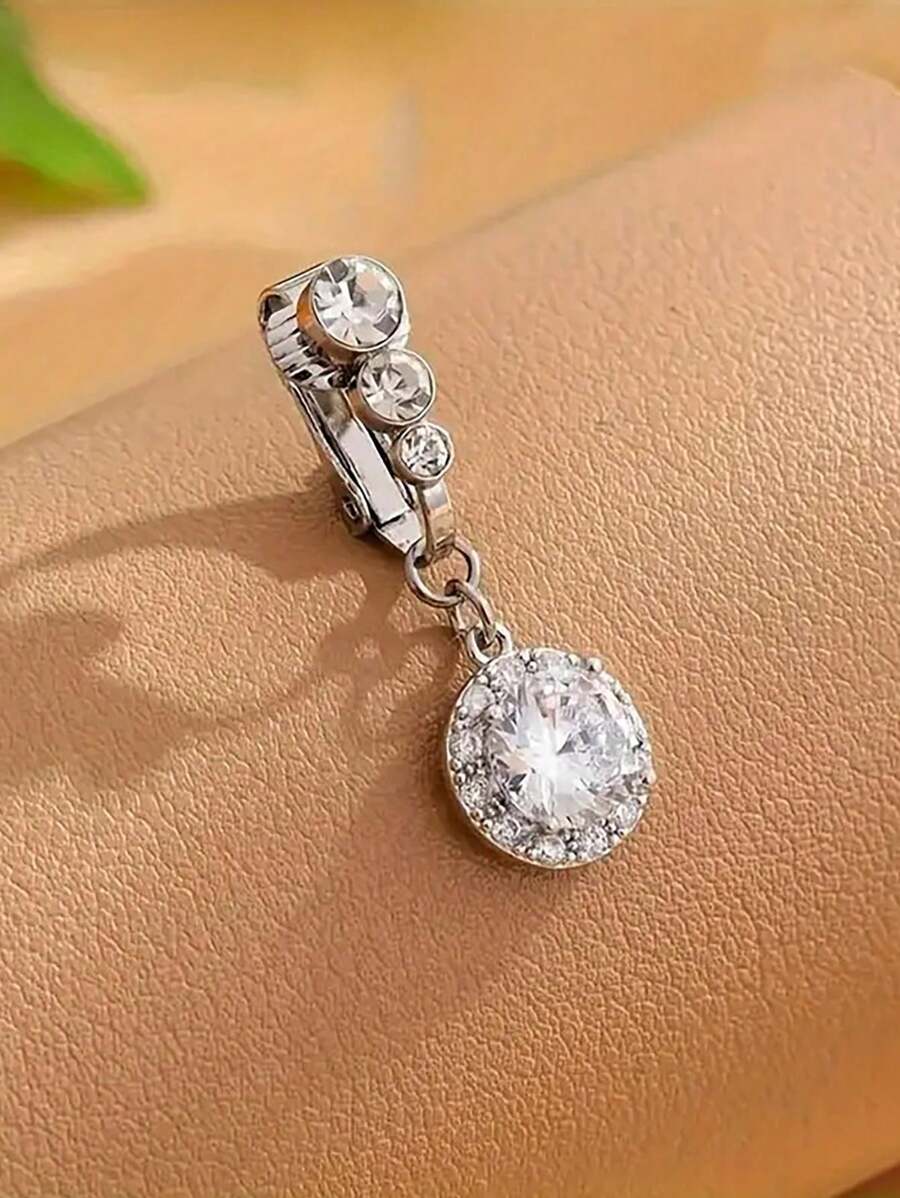 Fake Belly Round Fake Belly Piercing Clip On Umbilical Navel Fake ...