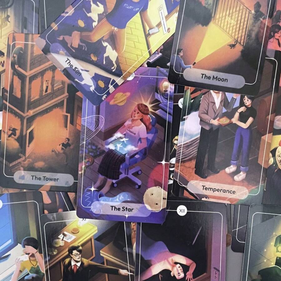 78 Stories Tarot Cards: Fate Divination Prophecy Card Deck For Family ...