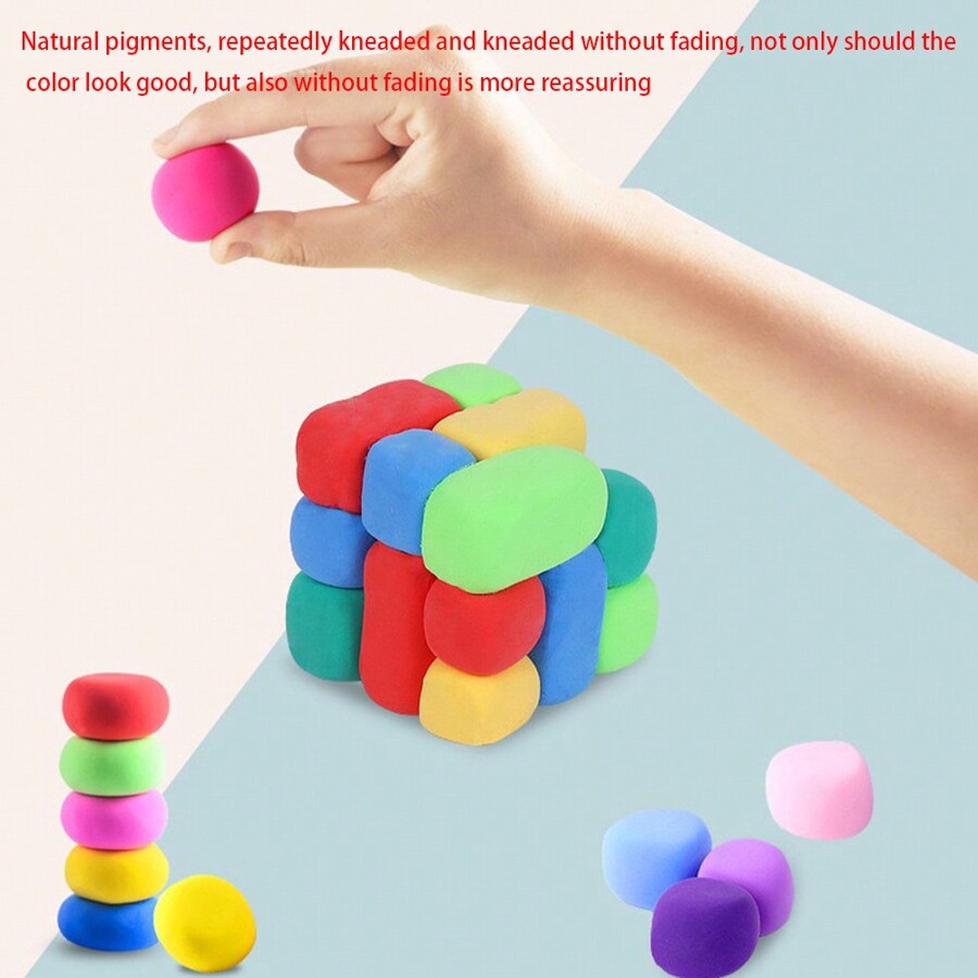 Ultra Light Clay Space Mud Rubber Mud 36 Color Set Clay With Tools And ...