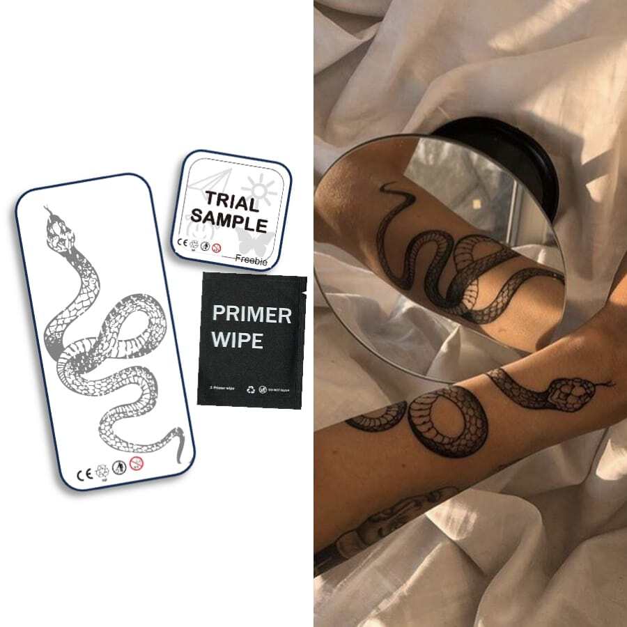 1 Kit Revolutionary Technology Tattoos, Semi-Permanent Tattoos, Snake ...