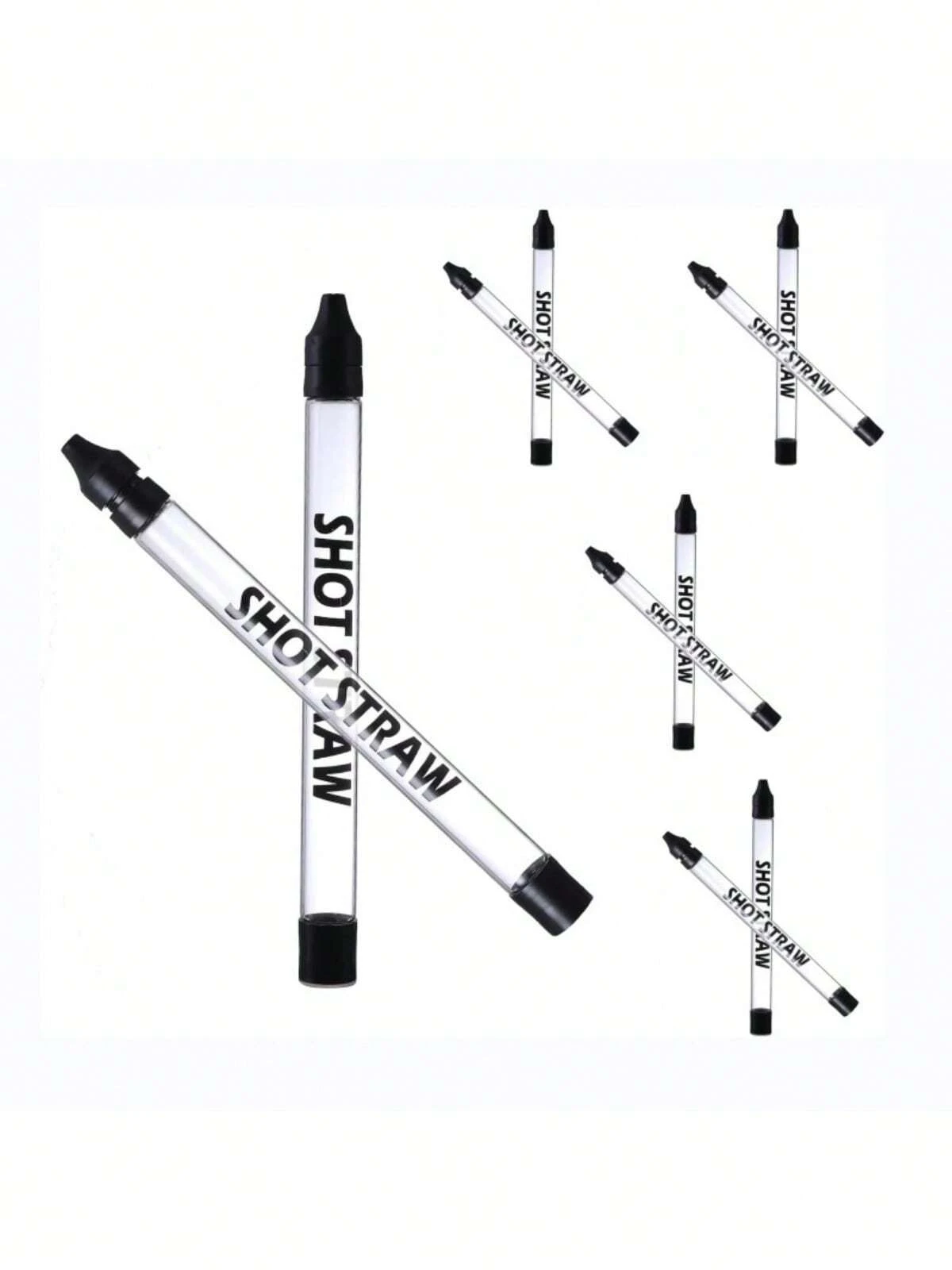 Reusable Shot Straw Transparent Strong Liquor Dispenser Straw Glasses ...