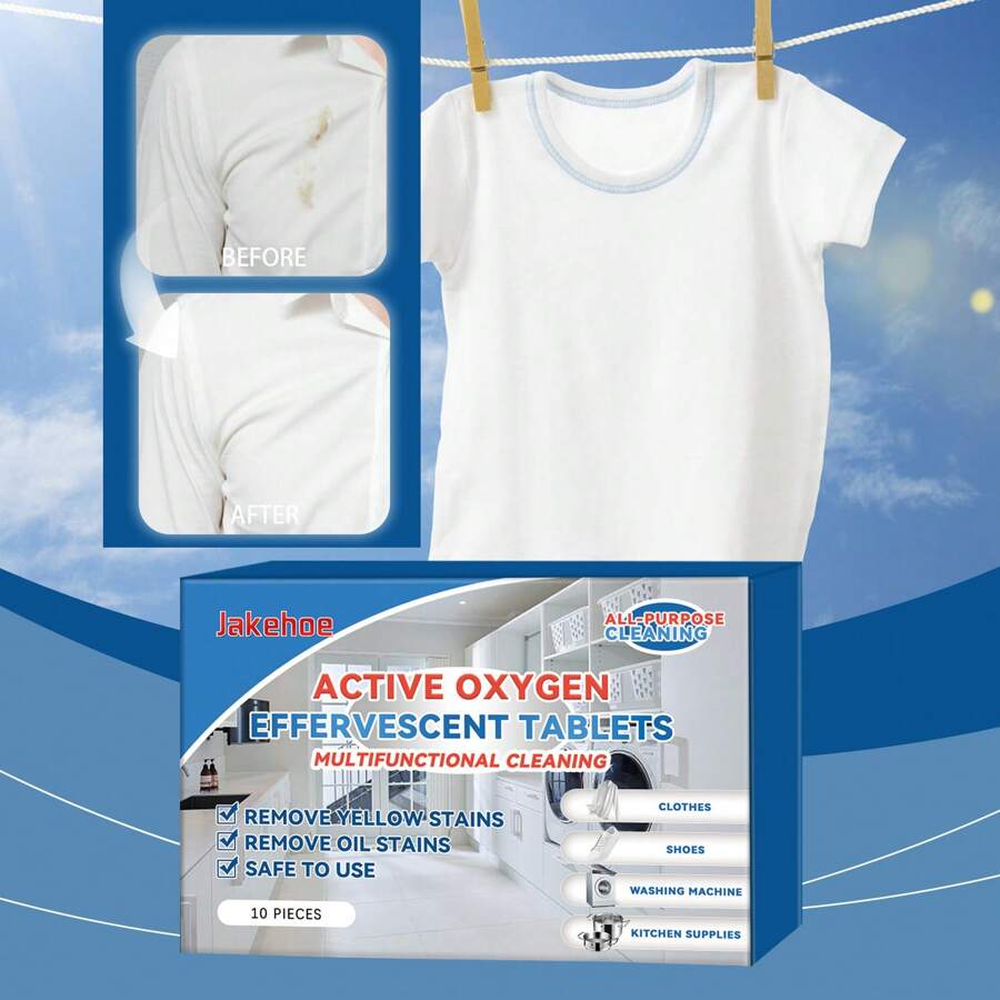 Biological Enzyme Laundry Tablets Yellowing Of Clothes, Removal Of ...