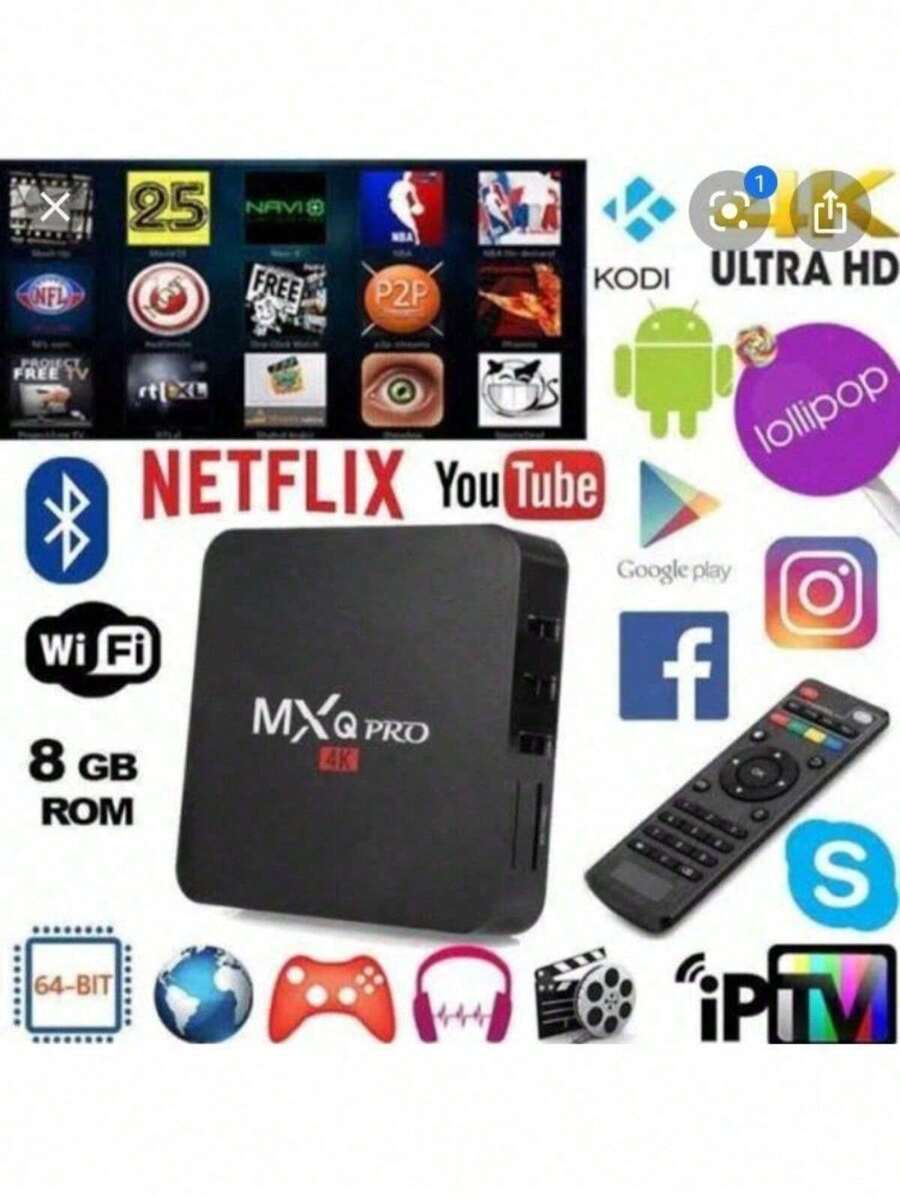 *MODEL 2024* ANDROID 12.1 SMART TV CONVERTER DEVICE 128GB RAM AND 512GB ...