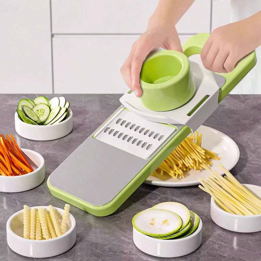 Stainless Steel Multi-Function Vegetable Slicer And Grinder - Ideal For ...
