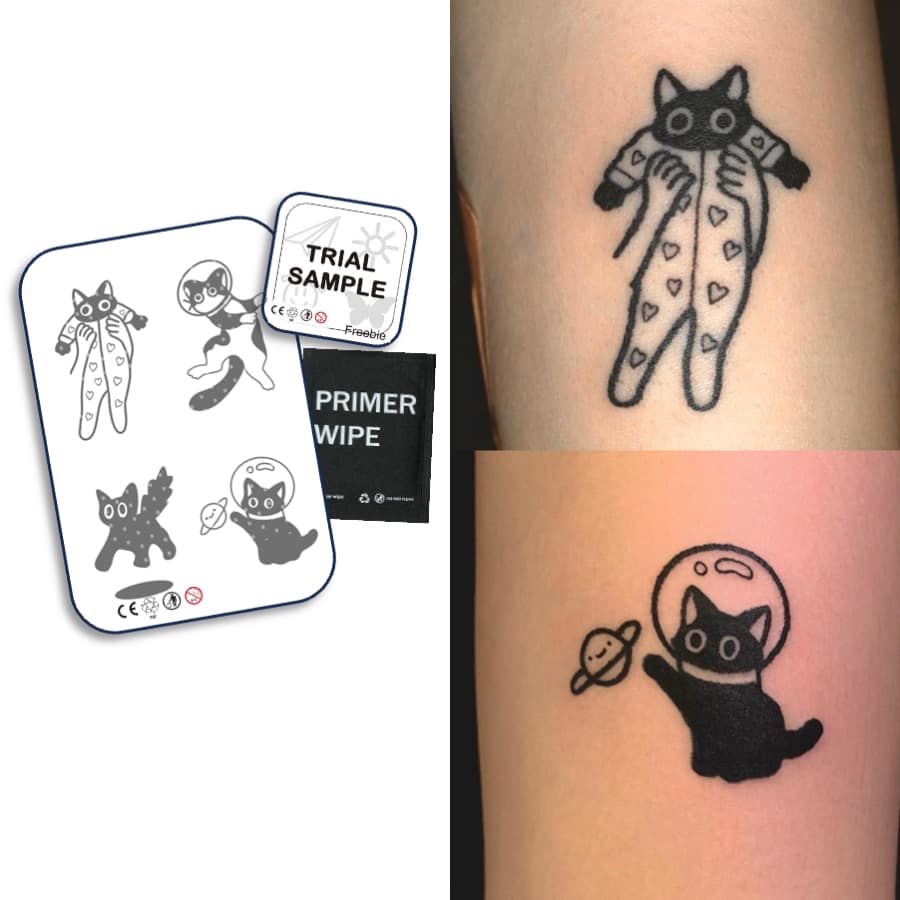 1 Kit Revolutionary Technology Tattoos, Semi-Permanent Tattoos, Black ...