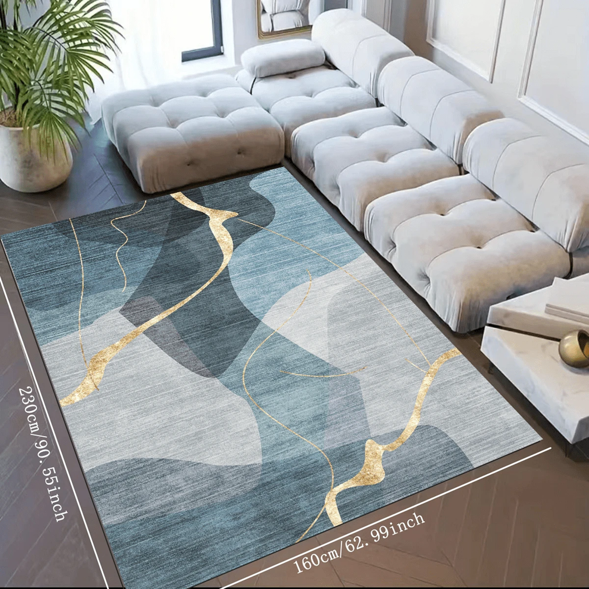 1pc Modern Minimalist Home Living Room Carpets Full Spread Tea Table ...