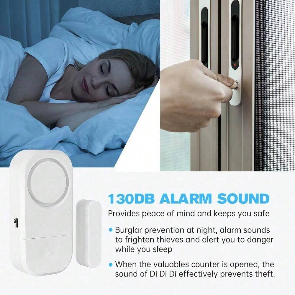 EMASTIFF 130DB Alarm Door Security Protection Window Wireless Burglar ...