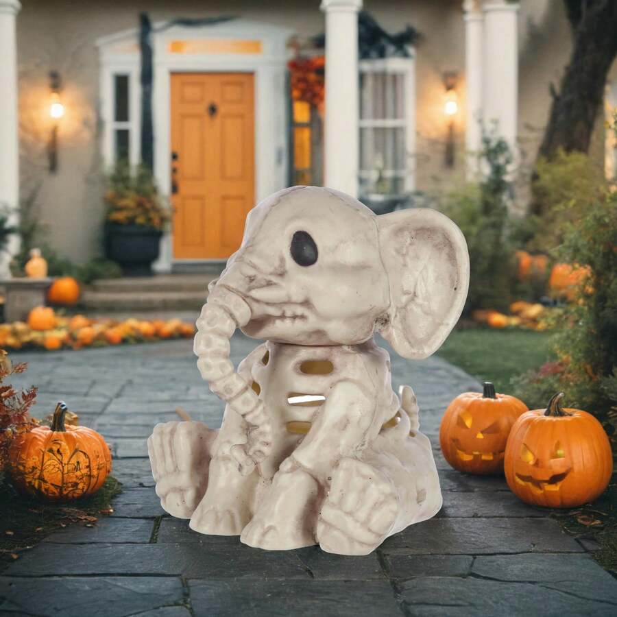 Realistic Halloween Faux Elephant Skeleton For Haunted House ...
