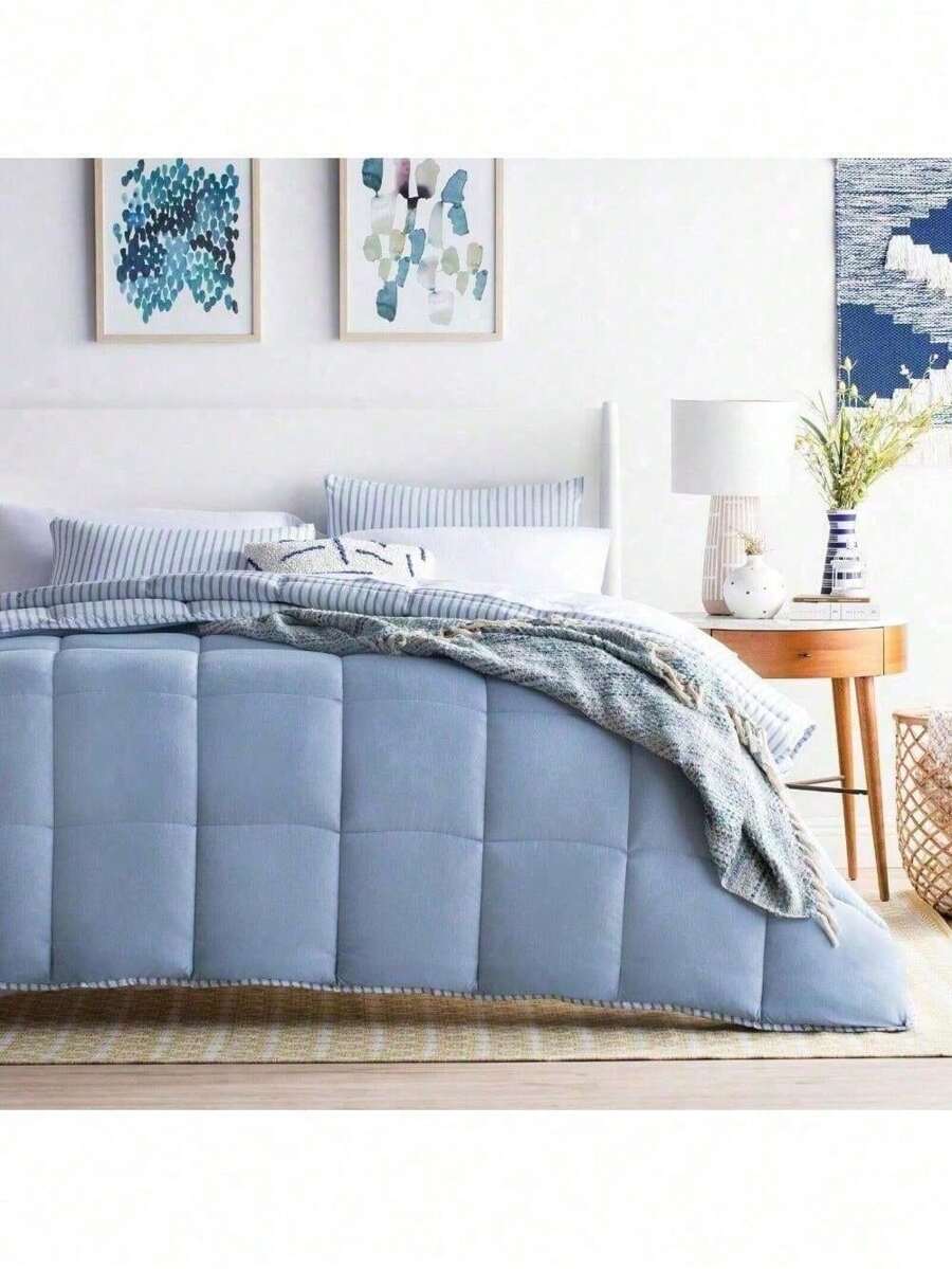 Linenspa Comforter Duvet Insert, Down Alternative, Box Stitched ...