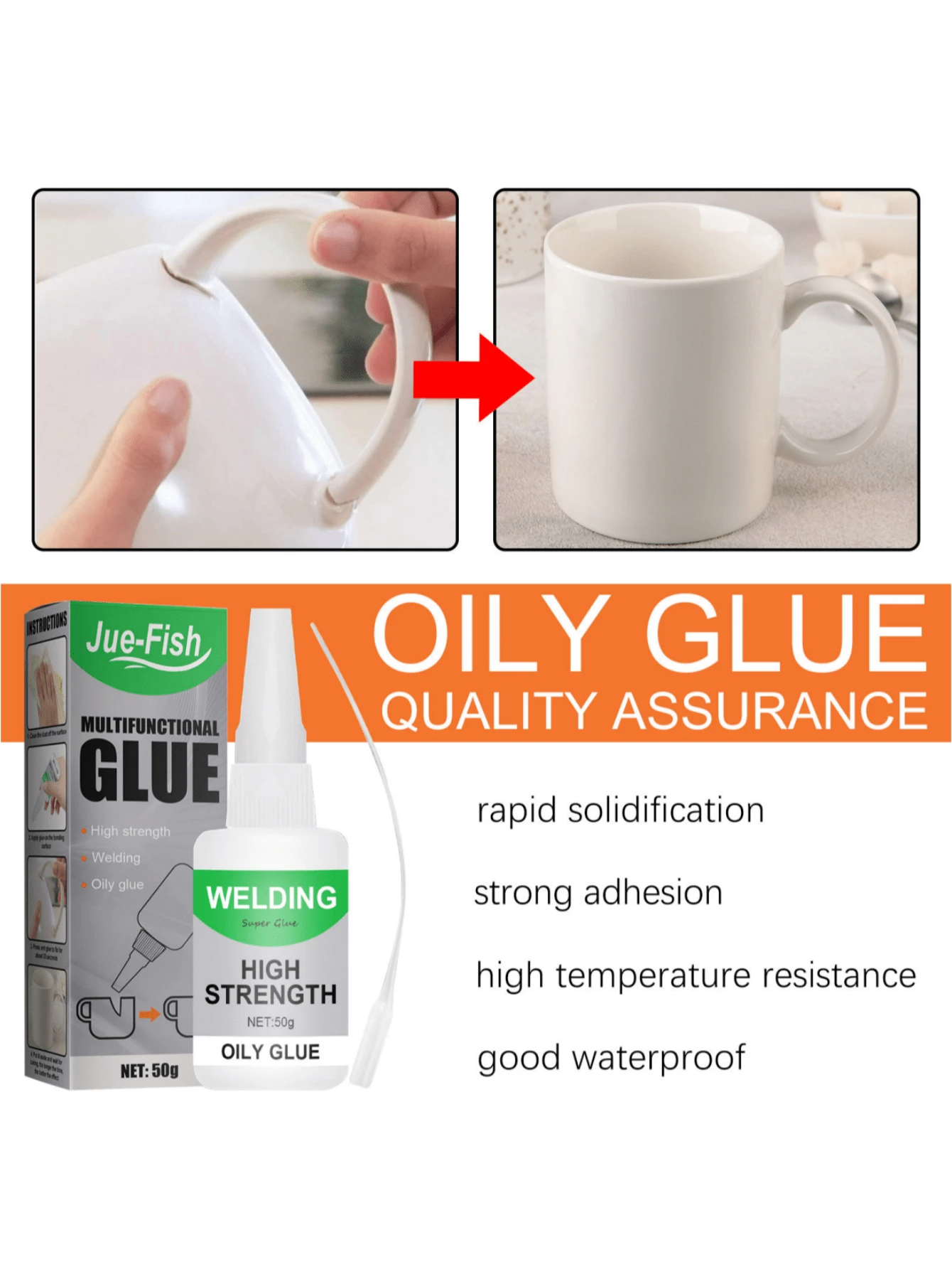 Multi-Functional Glue Wood, Glass, Waterproof, General-Purpose Glue ...