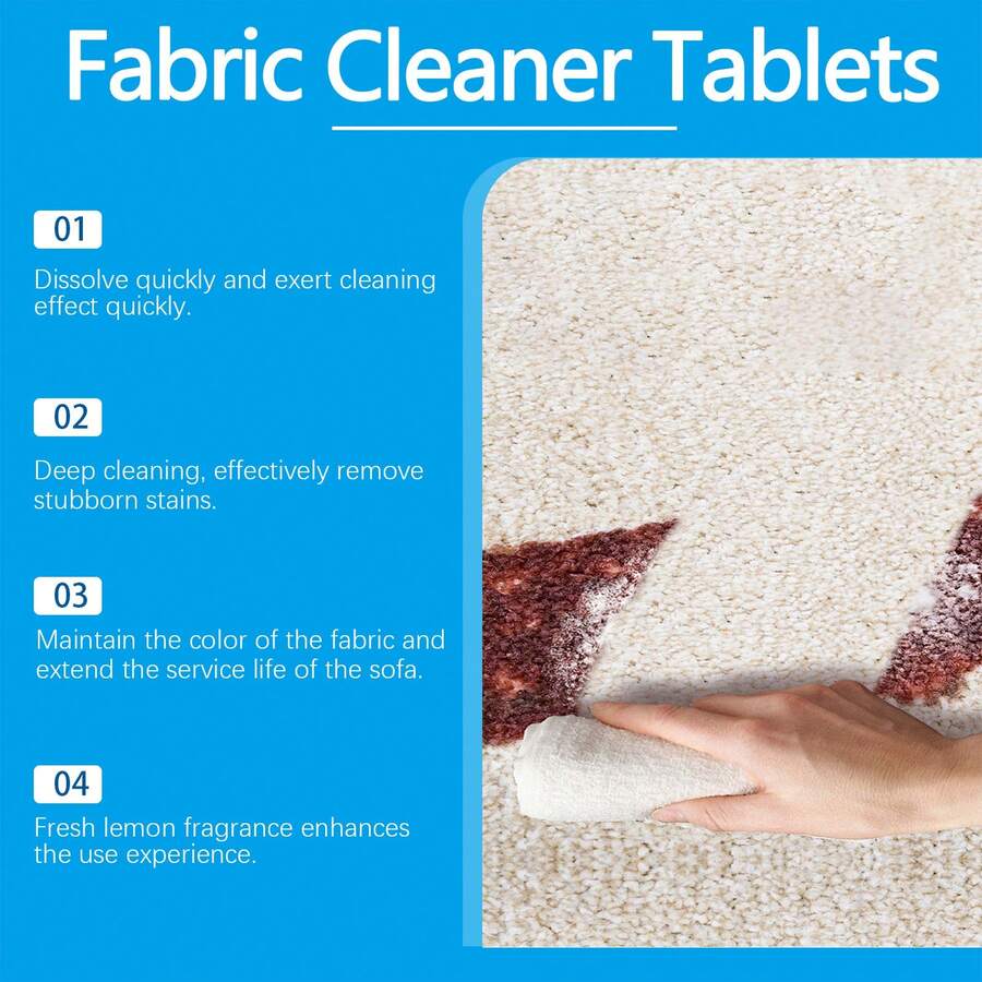 1 Cloth Sofa Cleaning Effervescent Tablet Cloth Sofa Multi-Effect ...