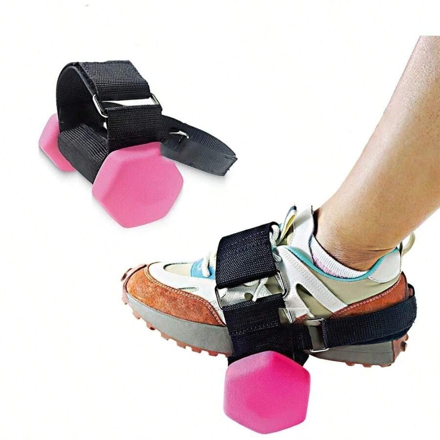 Tibialis Trainer Dumbbell Foot Strap Adjustable Ankle Weights Strap Leg ...