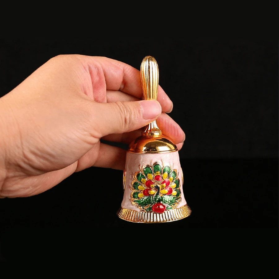 Metal Hand Bell Vintage Brass Bell Serving Food Bell Metal Senior Bell ...
