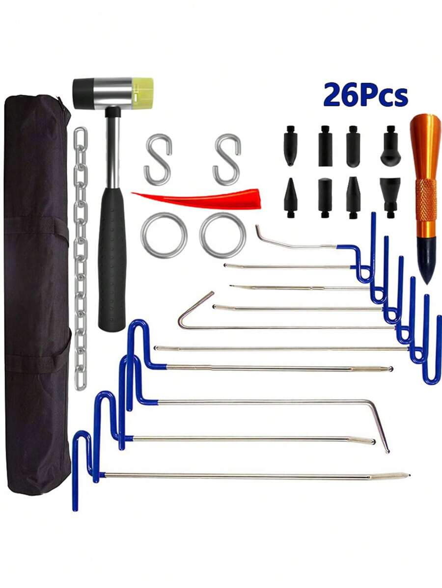 Besper Car Dent Repair Rods, Hard Spring Steel Dent Rods, Dent Repair ...