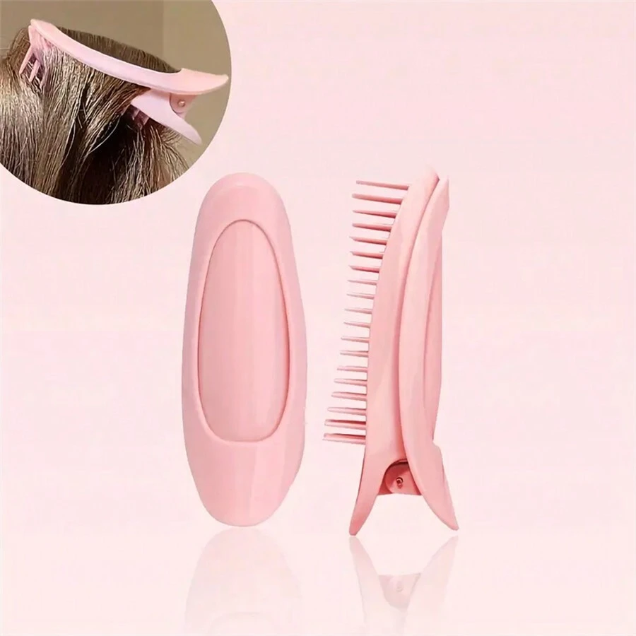 Hollow Rib Hair Comb - Square Jelly Design, Creating A Smooth And ...