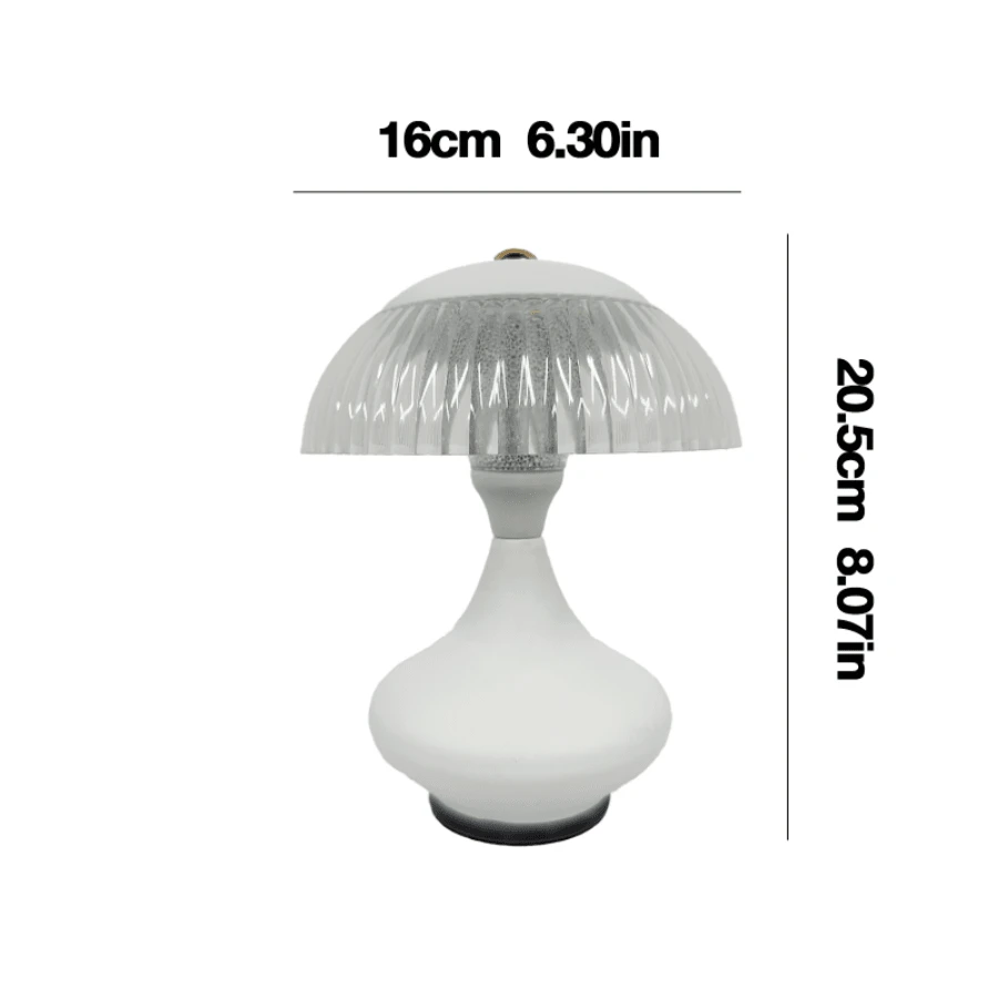 Cordless Table Lamp LED Rechargeable Light Dimmable Battery Operated ...