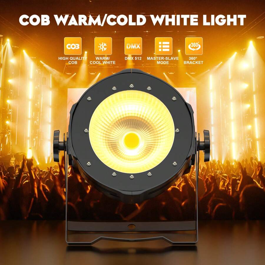 100W COB LED Par Light Cool & Warm White Stage Lighting Equipment ...