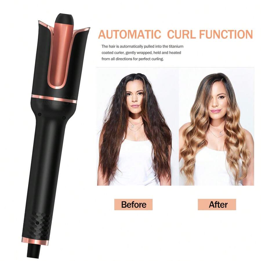 ATOPSKINS Auto Hair Curling Iron, Ceramic Rotating Air Curling For All ...