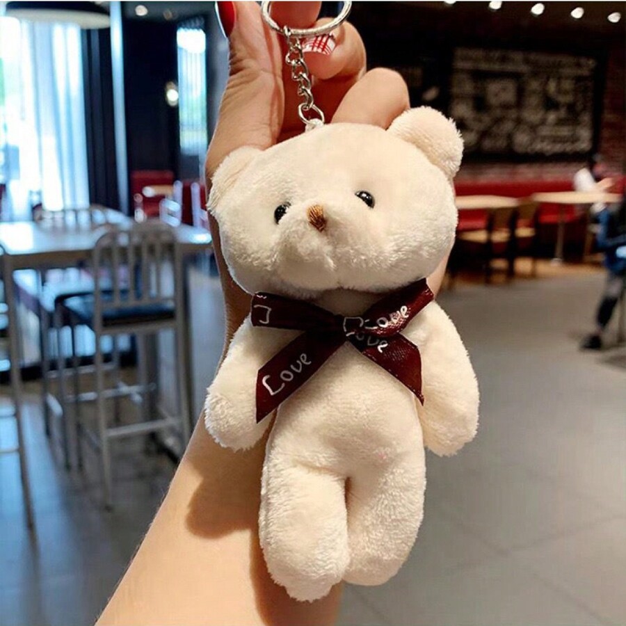 Kit 12 Keychains With Teddy Bear Pendant Small Random Color | Mode en ...