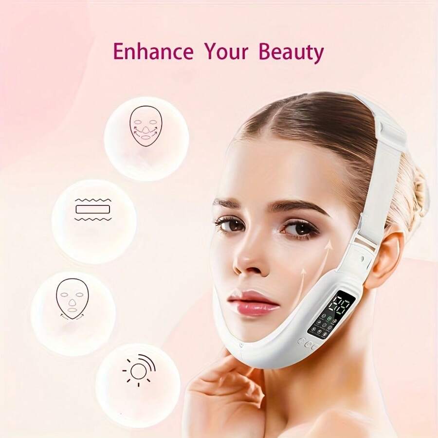 Electric V-Shaped Face Beauty Device With Multi-Level Massage Intensity ...