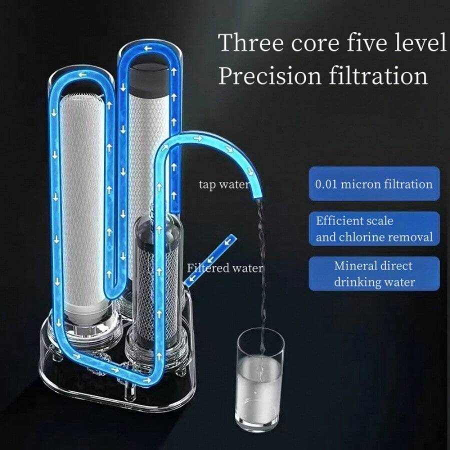 1 Set Faucet Water Filter, Multi-Layer Precision Filtration Long ...