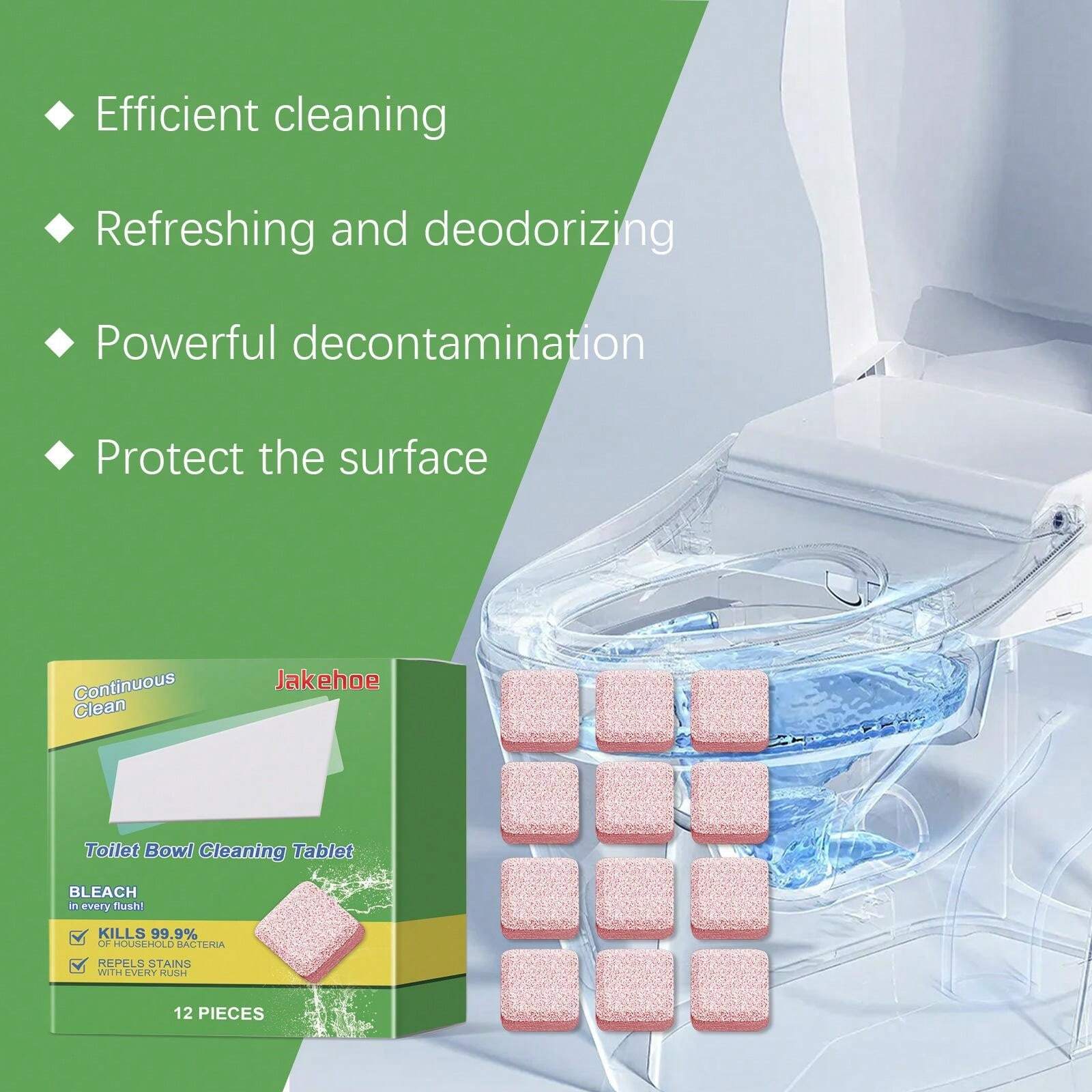 1 Pasticca Effervescente per Pulizia del Water, Deodorante per Wc ...