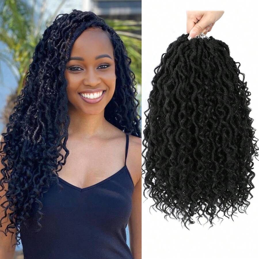 Faux Locs Crochet Hair 18 Inch Goddess Locs Crochet Hair For Women 8 ...