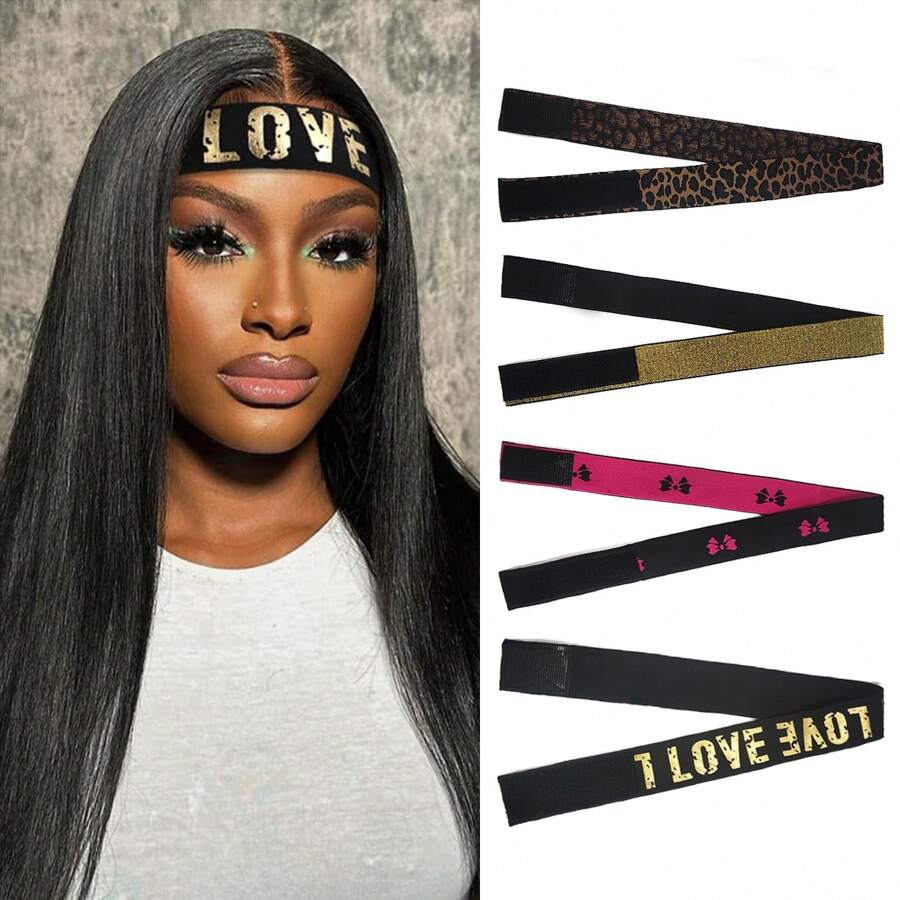 4 PCS Melting Elastic Wig Bands For Lace Frontal - Edge Wrap To Lay ...
