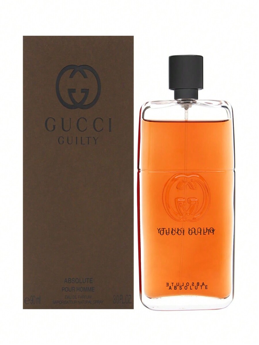 Gucci GUCCI GUILTY ABSOLUTE 3.0OZ EDP MEN. Top Note Is Leather; Middle ...