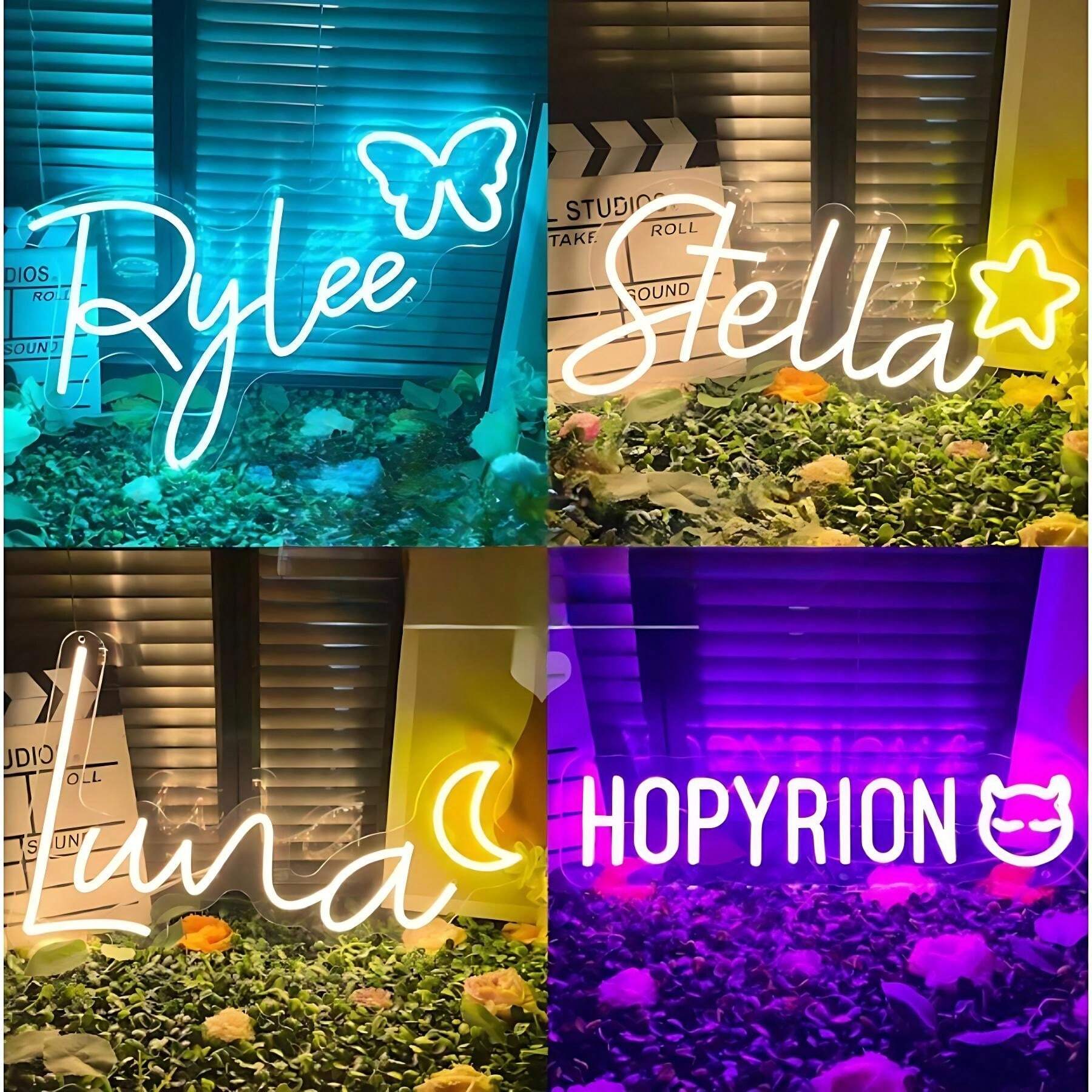 Custom Neon Signs , Personalized Name Neon Signs For Kids, LED Neon ...