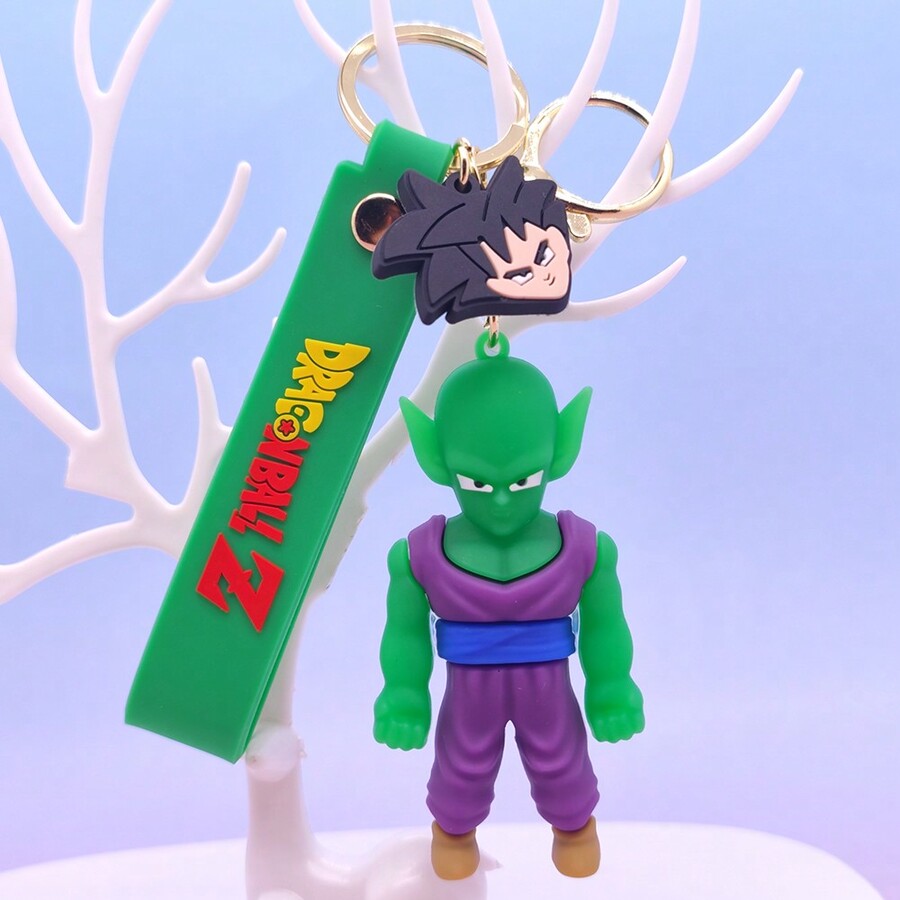 1PC Unisex Anime Cute Keychain Z Super Saiyan Son Goku Bulma Broly ...