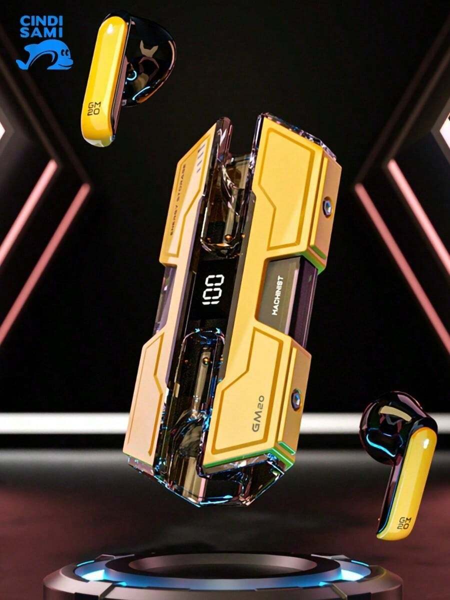 Wireless Bluetooth Earphones, Mecha Gaming Headset, Low Latency Tws ...