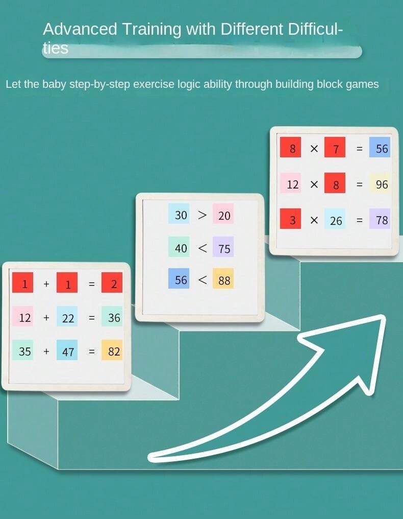 Montessori Preschool Mathematics Aids - Wooden Counting Board ...