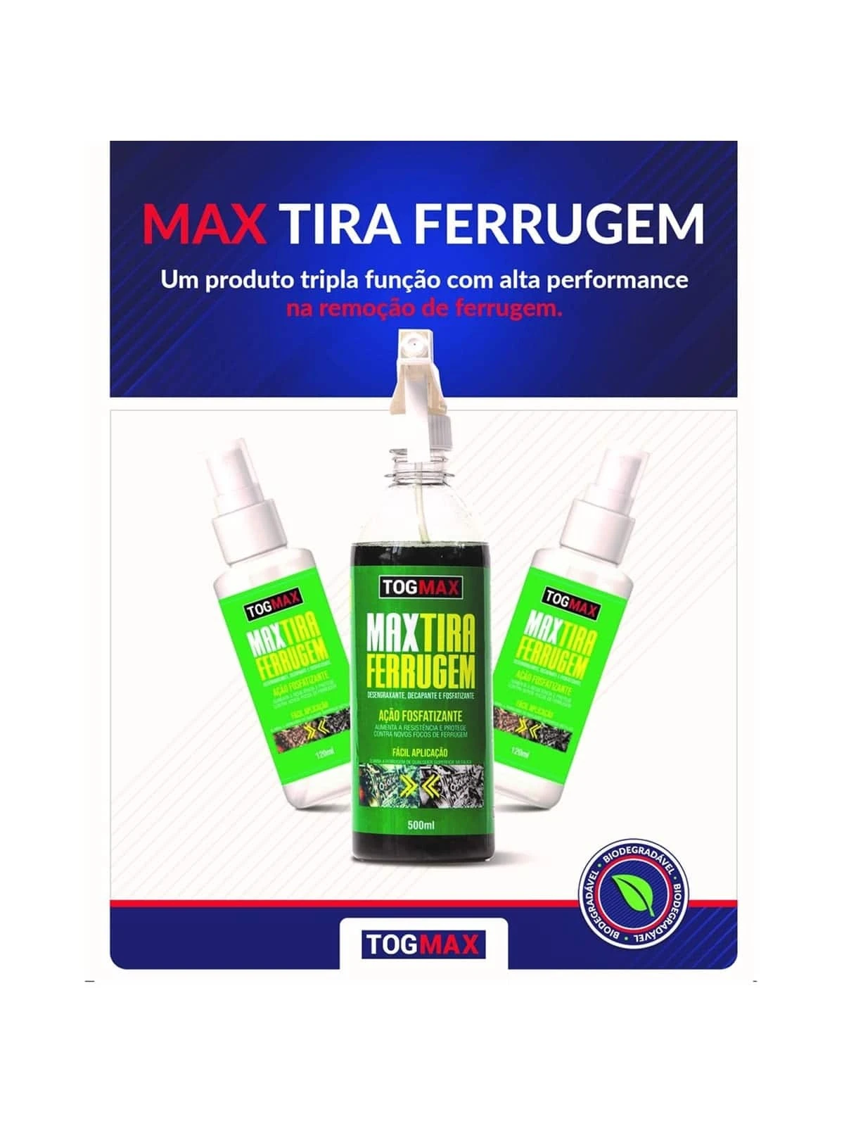 Rust Remover Kit Max Removes Rust From Steel Four Units 500ML Togmax ...