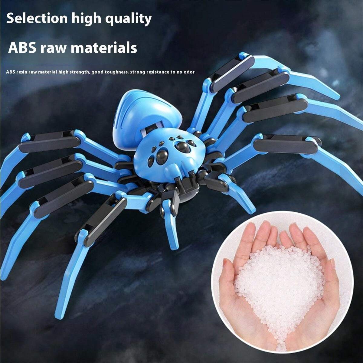 3D Printed Articulated Spider Injection Molded Fully Posable Realistic ...