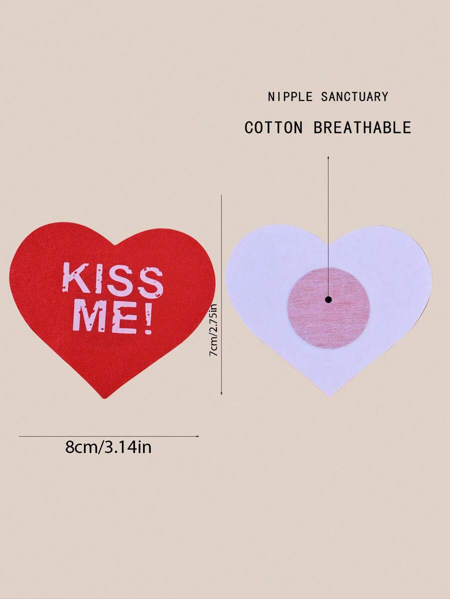 12 Pieces Disposable Breast Stickers Breast Stickers Sexy Cute Nipple ...