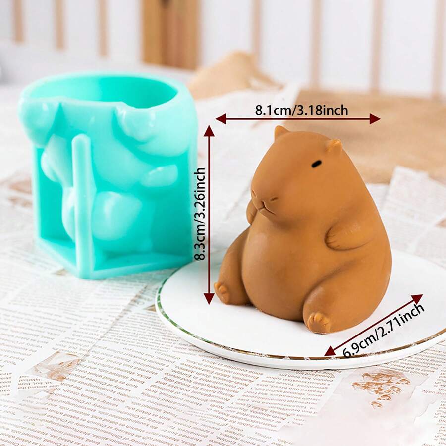 Capybara And Rabbit Silicone Mould For Pudding And Milk Jelly ...