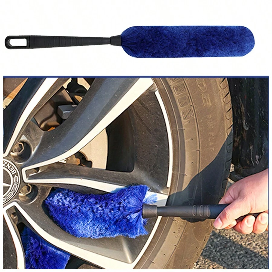 19inch Wheel Cleaning Brush Car Detailing Kit Lug Nuts And Wheel ...