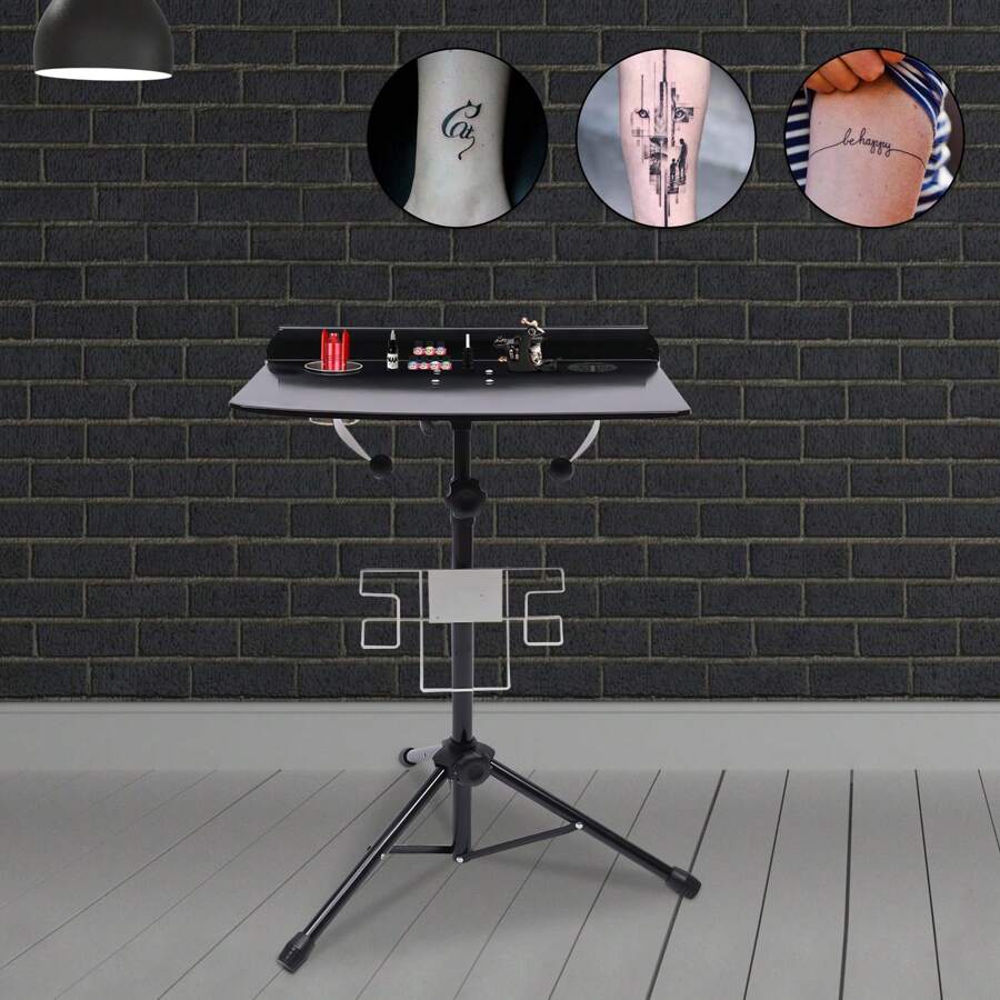 Mobile Tattoo Work Station Stand Adjustable Height Salon Beauty Desk ...